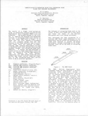 Identification of Retreating Blade Stall Mechanisms Using Flight Test ...