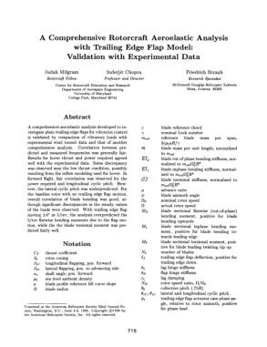 A Comprehensive Rotorcraft Aeroelastic Analysis with Trailing Edge Flap ...