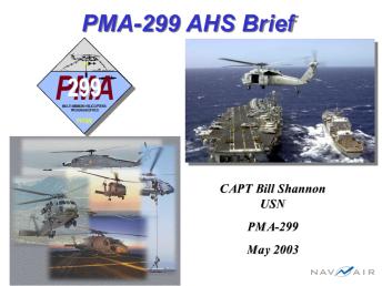PMA-299 AHS Brief - Vertical Flight Library & Store