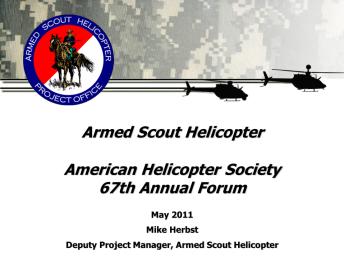 Armed Scout Helicopter - Vertical Flight Library & Store
