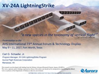 Aurora: XV-24A LightningStrike - Vertical Flight Library & Store
