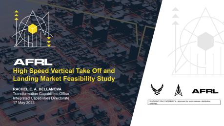 AFRL: High Speed Vertical Take Off and Landing Market Feasibility Study ...