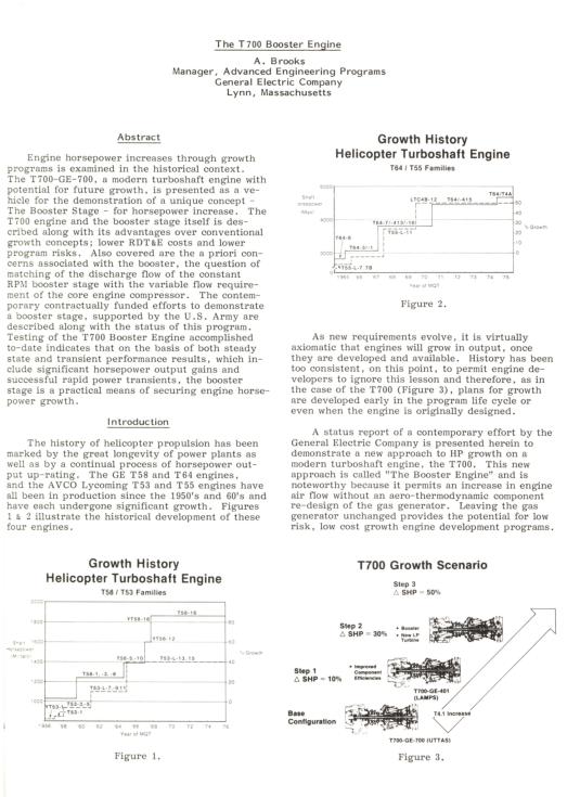 The T700 Booster Engine - Vertical Flight Library & Store