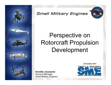 Perspective on Rotorcraft Propulsion Development - Vertical Flight ...